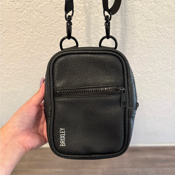Brixley | Bags | Brixley Black Pebble Leather Crossbody Bag | Poshmark